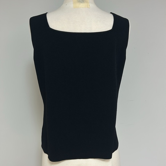 Carlisle | Tops | Carlisle Black Fitted Cut Out Tank Top Size L | Poshmark